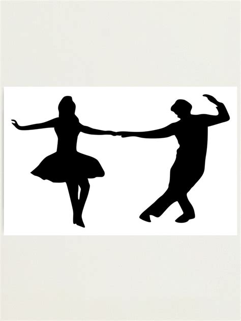 Jitterbug Dance Silhouette