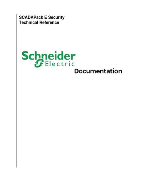 scadapack e security technical reference download free pdf