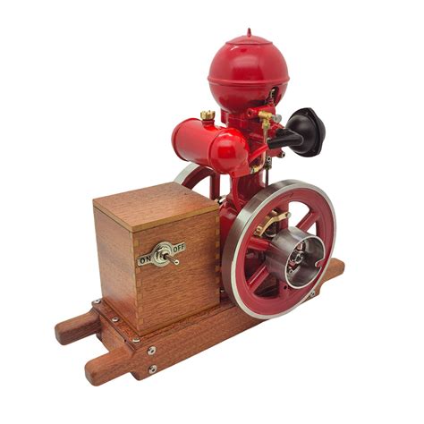 B01 Hit And Miss Gasoline Engine Model Ball Top Miniature Water Cooled