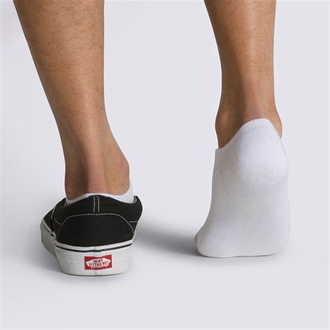 Meia Classic Kick 41 45 White 3 Pares Vans