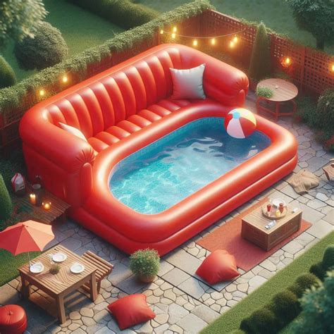 Inflatable Sofa Pools The Ultimate Blend Of Comfort And Relaxation
