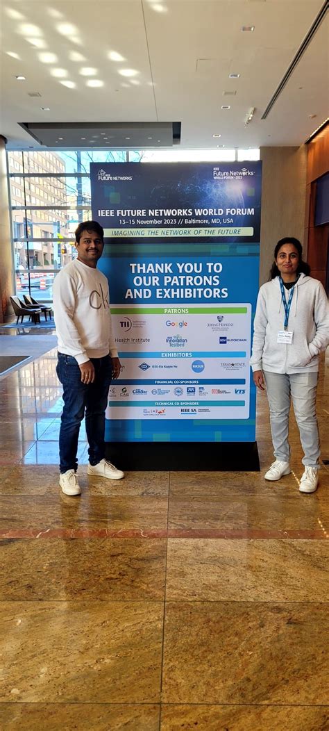 Had A Great Time With My Wife Rekha Reddy At The Ieee Future Networks