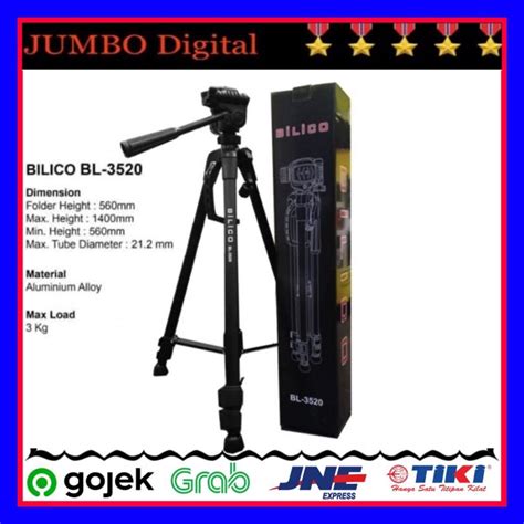 Tripod BILICO 3520 Tripod Kamera DSLR MIRRORLESS Lazada Indonesia