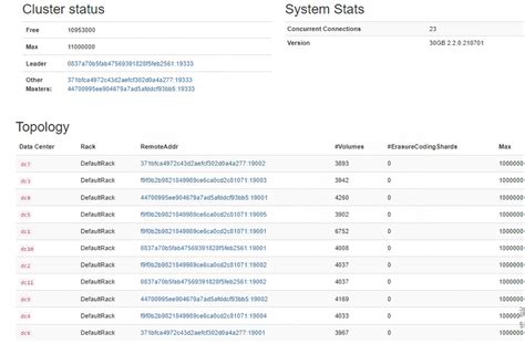 Help Seaweedfs Volume Service Stoped I Cant Find The Reason · Issue