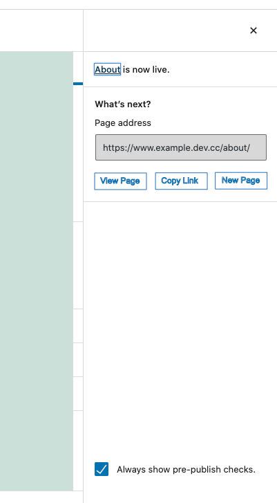 Publish Panel Add A Create New Pagepost Button At The End Of Pre Publish Check Panel