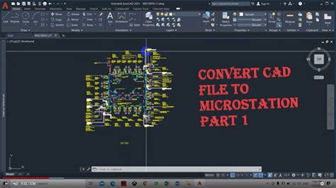 Bentley Microstation V8i Convert CAD File To Microstation Part 1 Youtubevideo