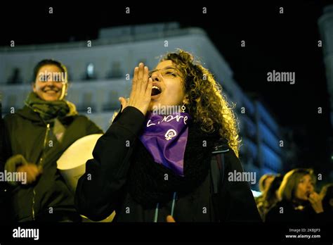 Women Bang Pots And Pans Shouting Angry Slogans During The Cacerolada