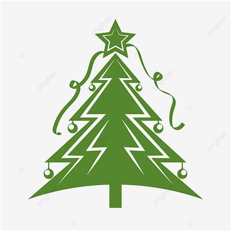 Silueta De árbol De Navidad Simple