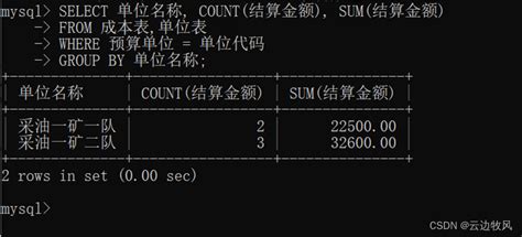 《数据库原理》上机实验：sql实验2（详细代码 截图） ⑿ 列出有哪些施工单位实施了项目 并计算各单位所有项目结算金额总和 csdn博客