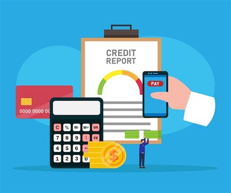 Premium Vector Loan Manager Concept Bank Employee That Work With Credit Report