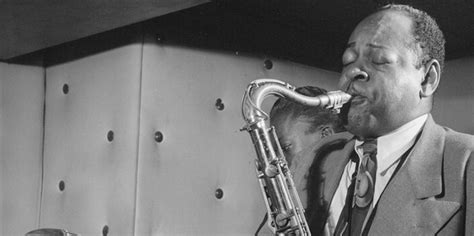 Download Coleman Hawkins Playing Saxophone Wallpaper