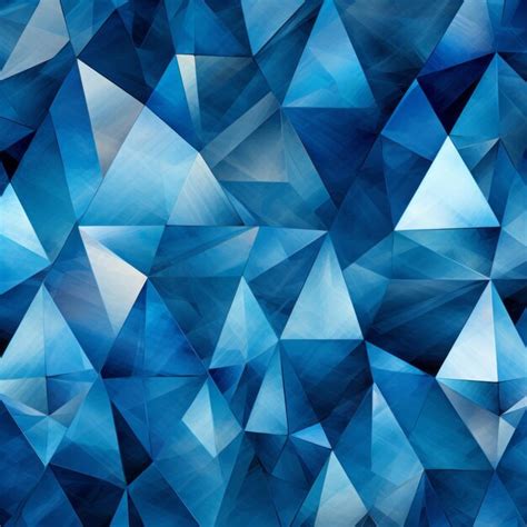 Premium Photo Frozen Elegance Exploring Geometric Triangle Patterns