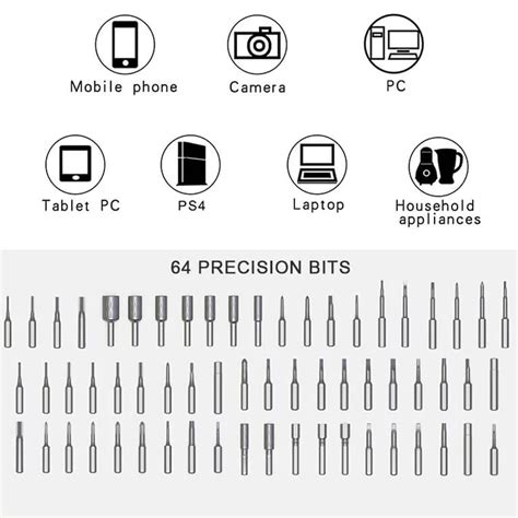 73 In 1 Professional Multi Functional Repair Tool Screwdriver Set