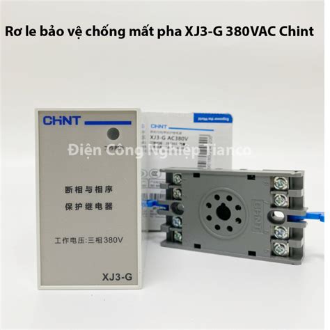 Rơ Le Bảo Vệ Mất Pha Chint Xj3 G 380vac Bộ Bảo Vệ điện áp Chống Mất Pha Chint Shopee Việt Nam