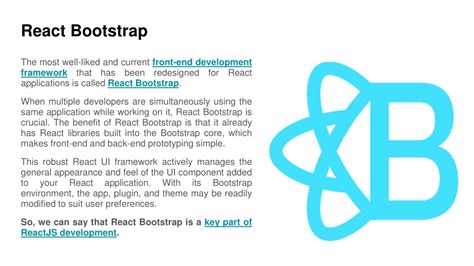 Ppt Top React Ui Frameworks Use To Build Application Powerpoint
