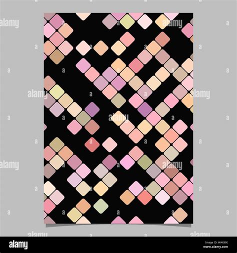 Pink Abstract Digital Diagonal Square Pattern Flyer Template Background Stock Vector Image And Art