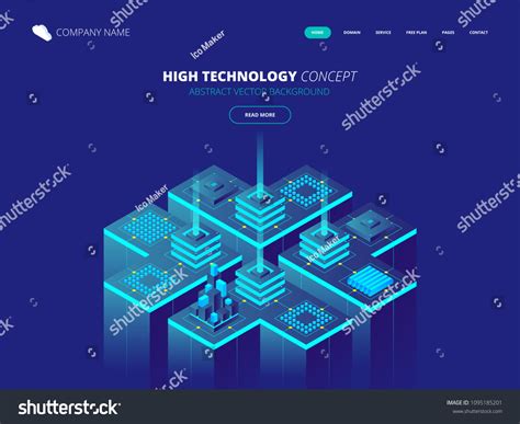 Isometric Server Room Big Data Processing Stock Vector Royalty Free 1095185201 Shutterstock