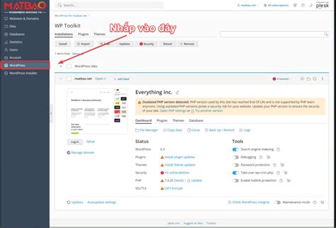 H Ng D N C I T Website Wordpress Tr N Plesk V Cpanel B Ng Wordpress Toolkit M I Nh T
