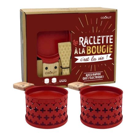 Lumi Raclette à la bougie pour personnes Appareil à raclette