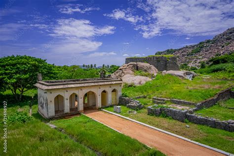 King Fort Or Rajagiri Fort Of Gingee Or Senji In Tamil Nadu India It Lies In Villupuram