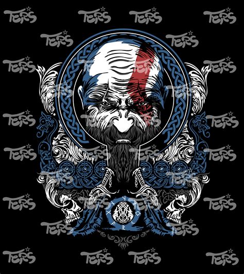 Mouse Pad Kratos Ragnarok Diseños Gamer