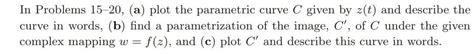 Solved In Problems 1520 A Plot The Parametric Curve C