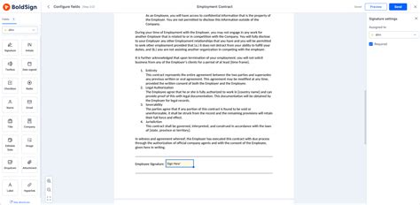 what is a boldsign document