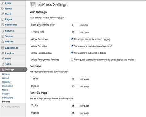 bbpress wordpress plugin easily install a forum