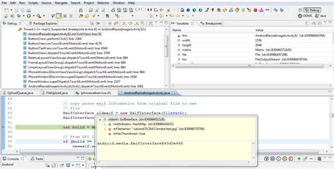 Image Android Nullpointerexception While Copying Exif Tags Stack