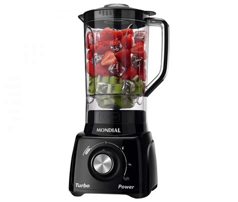Liquidificador Mondial Turbo Power L 99 Fb Preto Com Filtro 3