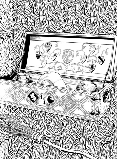 Adult Harry Potter Coloring Pages A Magical Journey For Stress Relief