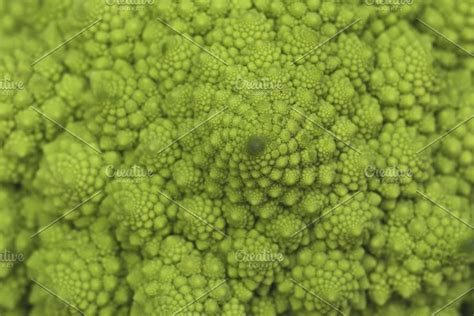 Sacred Geometry Featuring Romanesco Broccoli And Broc