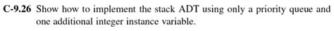 Solved C 926 ﻿show How To Implement The Stack Adt Using