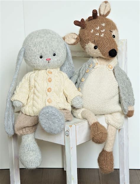 Doll Clothes Knitting Pattern Aran Cardigan Needles Etsy