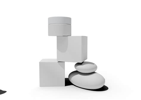 Cosmetic Jar Product Box Mockup 18871848 Png