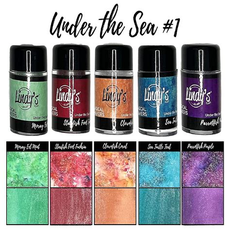 Lindys Stamp Gang Magical Shaker 20 Set 5pkg Under The Sea 1