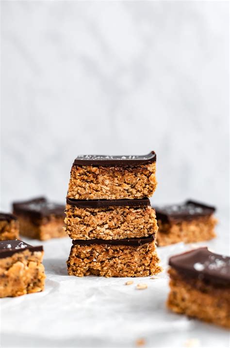 No Bake Chocolate Peanut Butter Oatmeal Bars Health Meal Prep Ideas