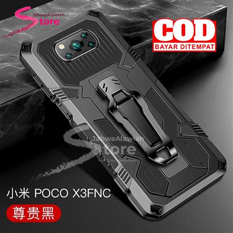 Jual CASE XIAOMI POCO X3 NFC X3 Pro CASING TERBARU SHOCKPROF KICKSTAND