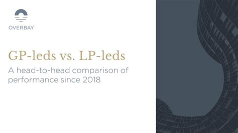How Gp Led Vs Lp Led Secondary Transactions Have Performed Overbay