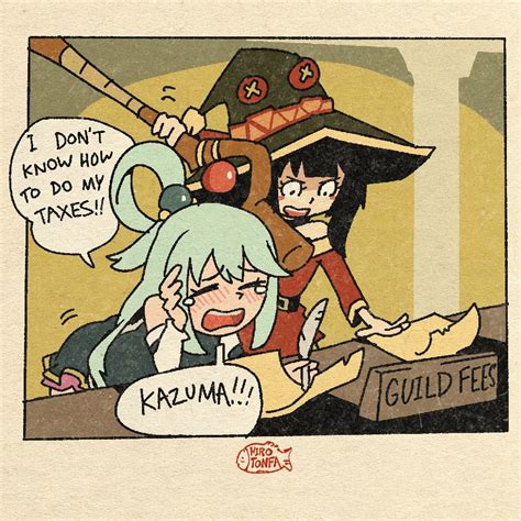 Hirotonfa Aqua Konosuba Megumin Kono Subarashii Sekai Ni Shukufuku