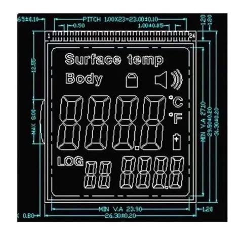 Meter Customized Segment LCD Tn Stn FSTN Transmissive LCD Display With Backlight Custom