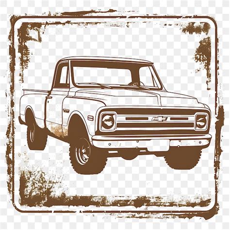 Premium Psd Psd Rustic Chevrolet C10 Pickup Truck With Weathered