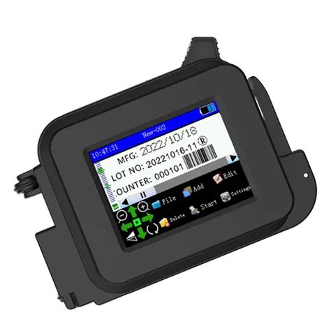 Thermal Handheld Gun Handjet Mini Expiry Date Qr Code Barcode Batch