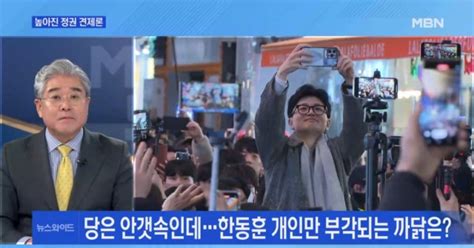 Mbn 뉴스와이드 與 구원투수 한동훈최우선 과제는 당정관계 개선