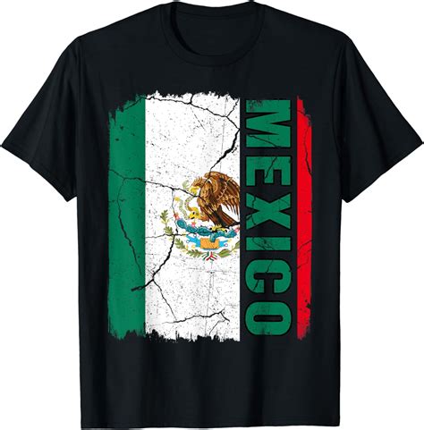 Vintage Mexican Flag Mexico Pride Roots Heritage T T Shirt
