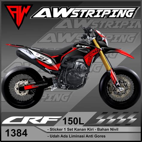Jual Decal Sticker CRF 150 L Dekal Murah CRF 150L Full Body Desain