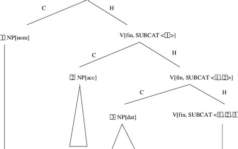 Binary Branching Head Complement Structure Download Scientific Diagram