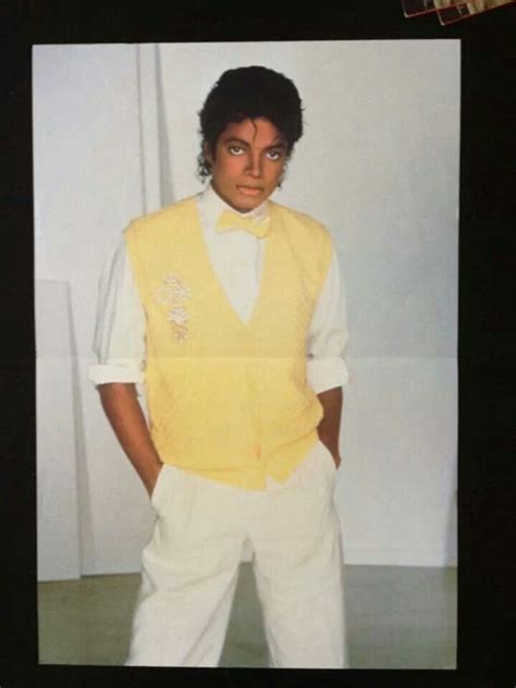 Michael Jackson Poster Yellow Vest
