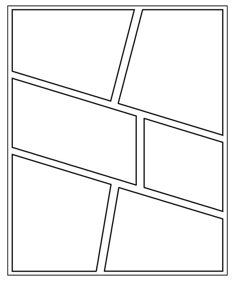 Comic Template Printable