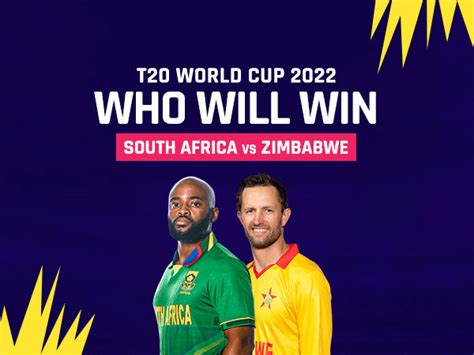 T20 World Cup 2022 South Africa Vs Zimbabwe Who Will Win T20 Match